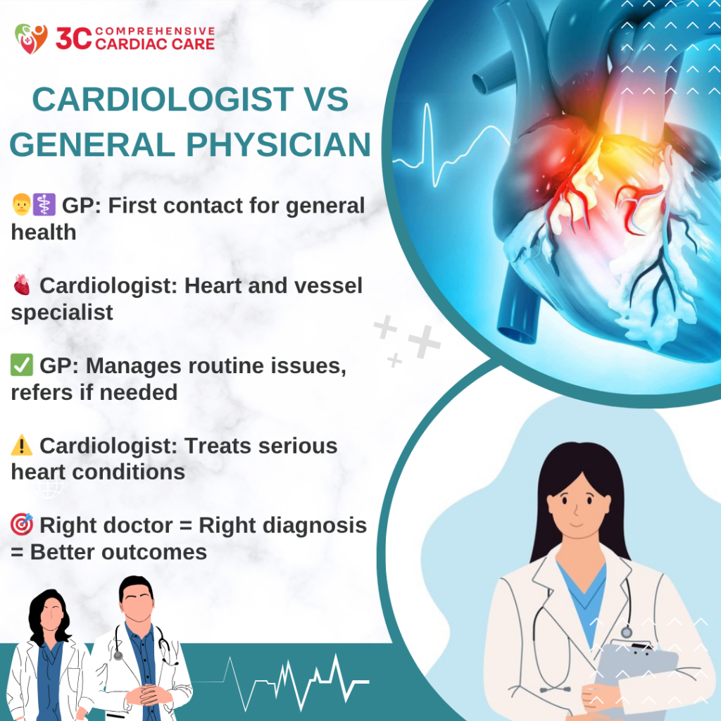 What Is the Difference Between a Cardiologist and a General Physician ...